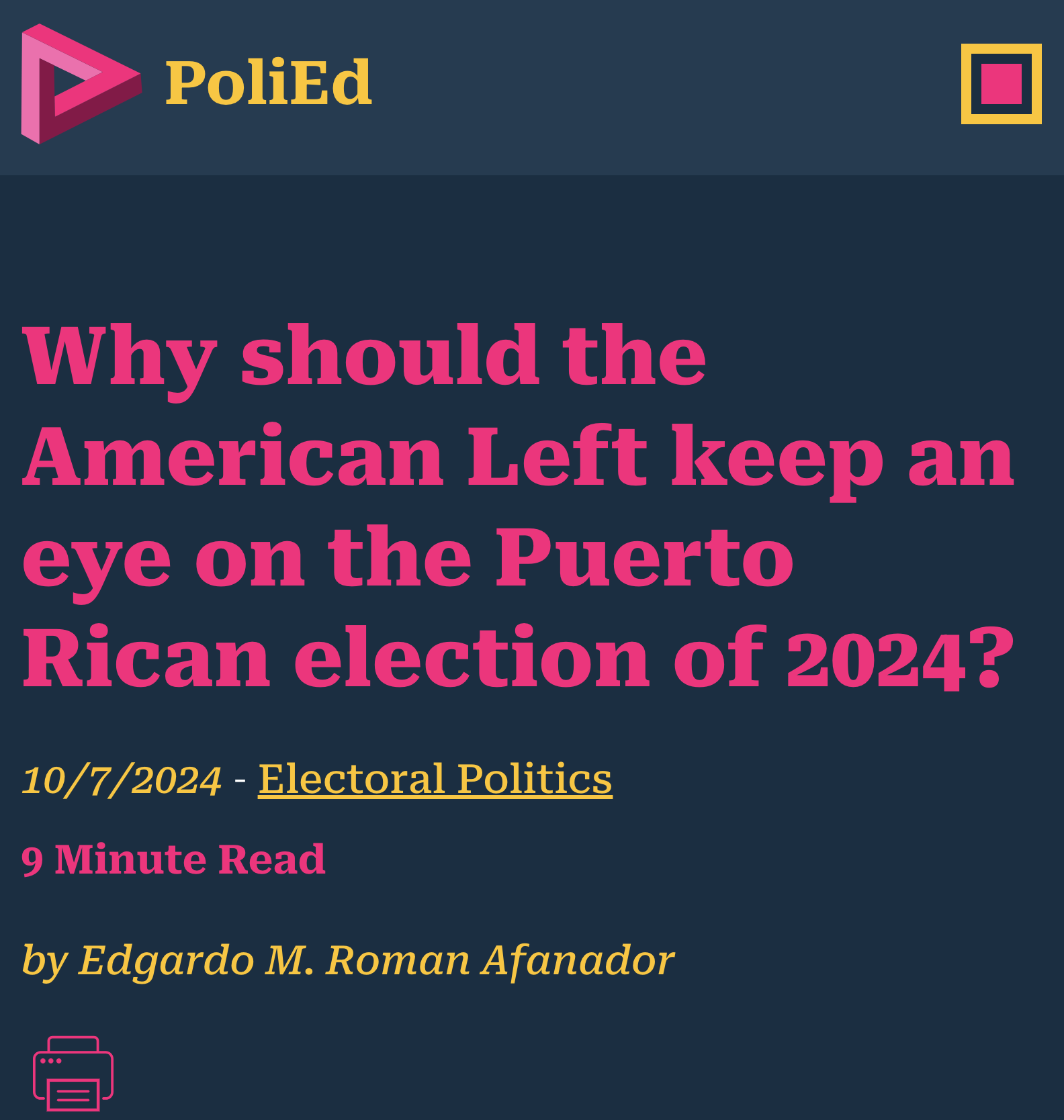Why should the American Left keep an eye on the Puerto Rican election ...