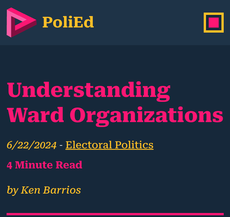 Understanding Ward Organizations